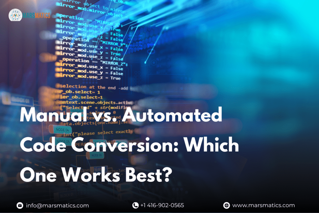 Manual vs. Automated Code Conversion: Which One Works Best? - MARSMATICS