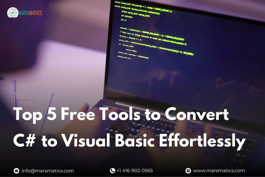 Top 5 Free Tools to Convert C# to Visual Basic Effortlessly - MARSMATICS